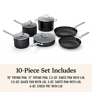Calphalon® Hard-Anodized Nonstick 10-Piece Cookware Set