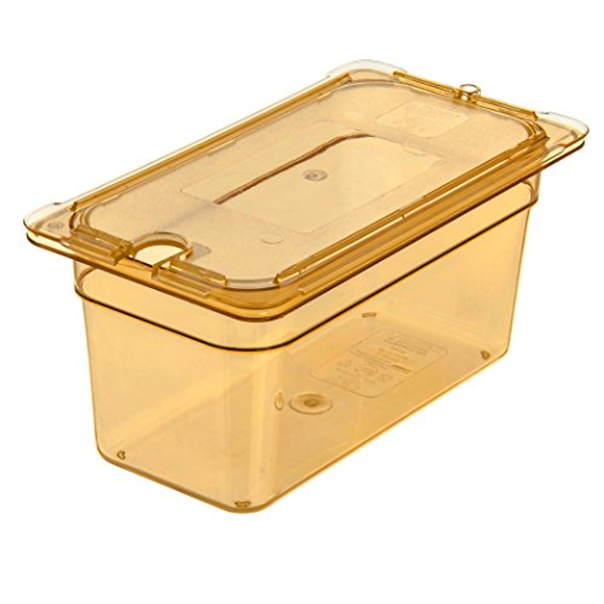 Carlisle FoodService Products 3086213 StorPlus High-Heat Third-Size Food Pan, 5.7 qt. Capacity, 12-3/4 x 7 x 6", Amber (Case of 6)