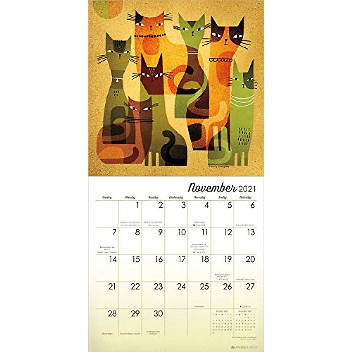 Feline 2021 Calendar