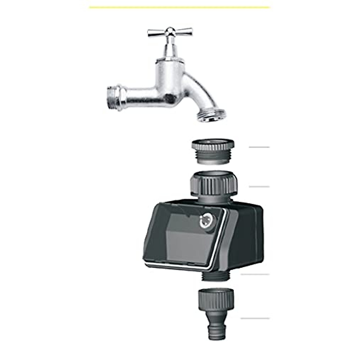 WSSBK Automatic Watering, Timed Water Spray Sprinkler Watering Garden Watering Intelligent Cooling Micro-Spray Drip Irrigation System