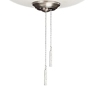 Hampton Bay Rothley II 52 in. Brushed Nickel LED Ceiling Fan with Light Kit