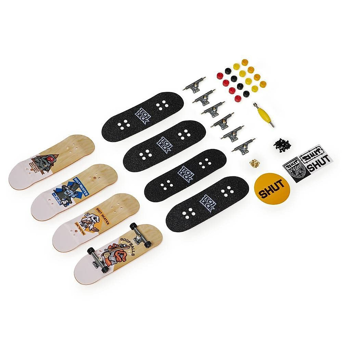 Tech Deck Shut 4-Pack Finger Boards