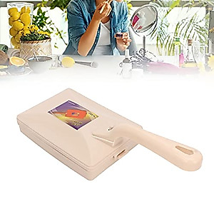 Handheld Carpet Sweeper, Double Roller Short Handle Dust Cleansing Brush Manual Sweeping Brush for Bed Clothes Desktop Carpet Sofa