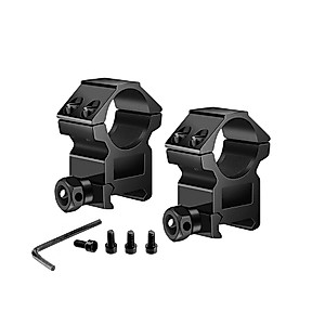 Bushnell Banner Dusk & Dawn 3-9x40 Matte Black Circle-X Reticle Riflescope with 4" Eye Relief with Scope Rings