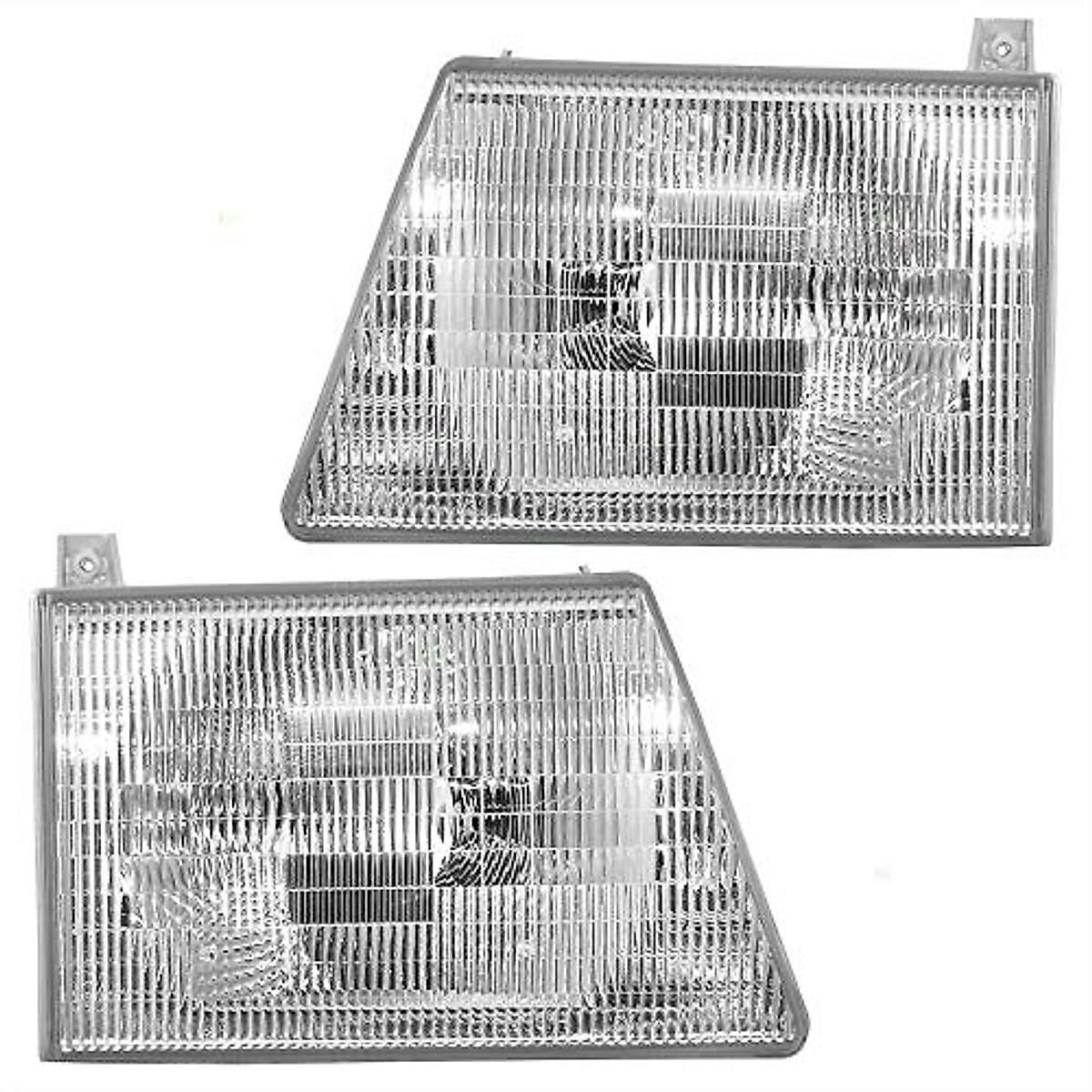 RVLightings Four Winds Hurricane 1996-1999 RV Motorhome Pair (Left & Right) Replacement Headlights