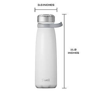 S'well Stainless Steel Traveler With Handle, 40oz, Angel Food, Triple Layered Vacuum Insulated Containers Keeps Drinks Cold for 60 Hours and Hot for 20, BPA Free, Easy Carrying On the Go