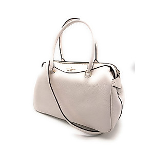 Kate Spade New York Mimi Leather Satchel (Parchment) (Parchment)