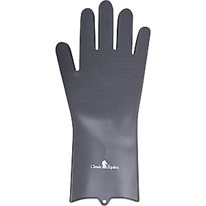 Classic Equine Wash Gloves, Grey