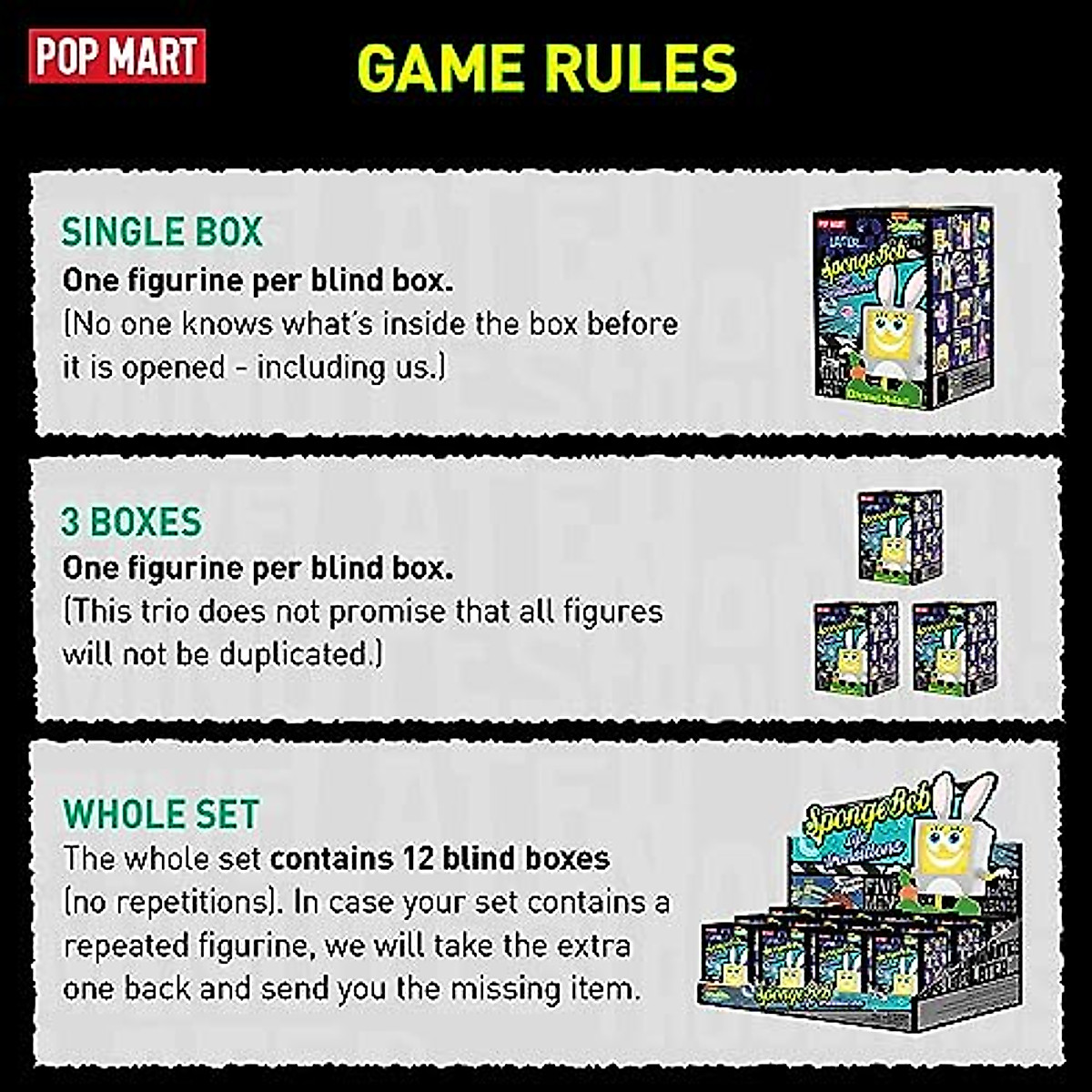 POP MART Spongebob Life Transitions Blind Box Figures, Random Design Box Toys for Modern Home Decor, Collectible Toy Set for Desk Accessories, 1PC