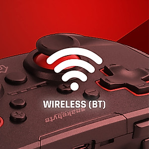 Snakebyte Gamepad Controller for Nintendo Switch/Lite/OLED – Gamepad S Pro – Dual Motor Turbo Vibration – Ergonomic – Programmable – Bluetooth – Dual Analog Joysticks