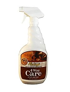 Fiebing's 4 Way Care Leather Conditioner 32oz spray for furniture, saddles, automobile upholstery, boots, shoes, handbags, etc