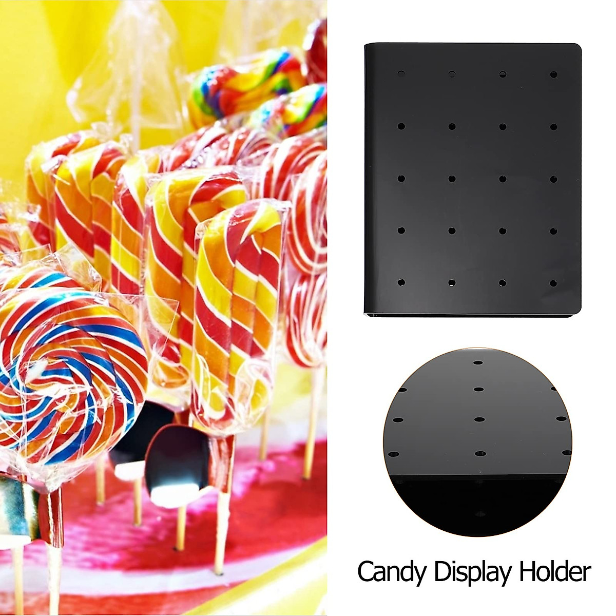 NUOBESTY 1pc Lollipop Holder Baby Shower Party Supplies Lollipop Stand Holder Lollipop Display Rack Baby Showers Lollipop Stand Lollipop Treat Sticks Child Acrylic Wedding Paper Cup