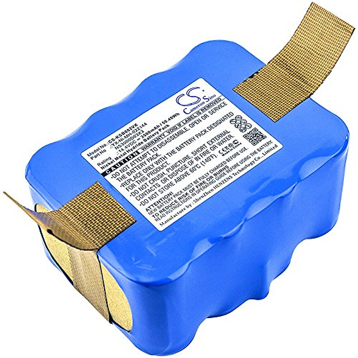 ASDQW 3500mAh/14.4V Replacement Battery for Lilin Robot LL-A320, LL-A325, LL-A335, LL-A336, LL-A337, LL-A338