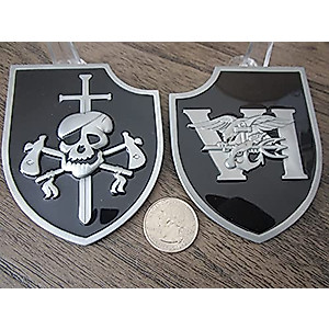 Set of Six Navy Seal Team Six Challenge Coins DEVGRU Squadrons Blue, Gold, Red, Silver, Grey & Black