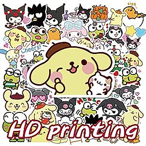 Kawaii Stickers 100pcs Cute Kawaii Stickers, Cute Japanese Anime Stickers for Kids Teen Girls Adult Laptop Guitar Suitcase Skateboard Waterproof Stickers (100pcs Cute)