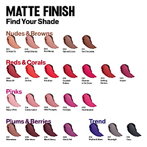 Revlon Super Lustrous The Luscious Mattes Lipstick, High Impact with Moisturizing Velvety Formula, Show Off, 0.74 oz