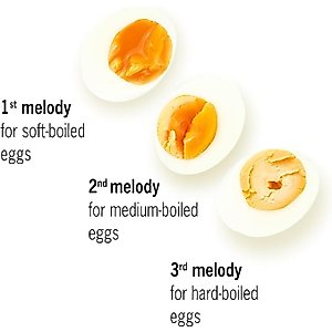 Love BeepEgg – Egg Timer for Boiling Eggs – Musical Egg Cooker for Soft, Medium, Hard Boiled Eggs – Food Safe – Singing Floating Egg Timer – Egg Cooker for 3 Levels of Doneness - Brainstream