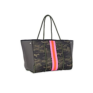 Haute Shore - Greyson Show-Off Neoprene Tote Bag w/Zipper Wristlet Inside