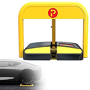 SSQUZA Parking Barrier, Carport Auto Space Lock,Automatic Remote Control Parking Lock,Car Park Driveway Guard Saver with Remote Controls Easy Installation for Home,Office,Business,Automaticsensor