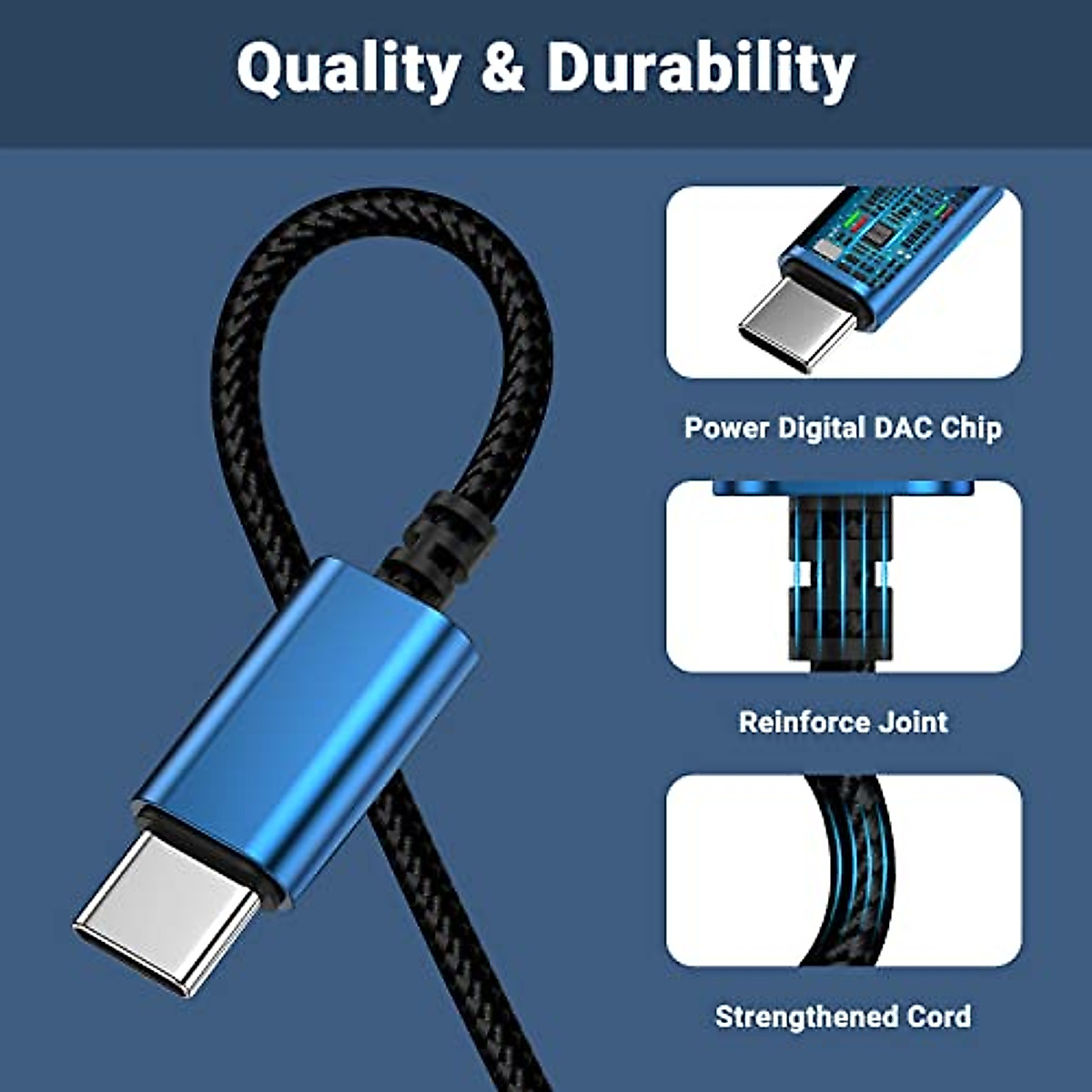 COOYA USB C Headphones for Samsung S23 S22 Flip 4 3 A53 S21 S20 Note 20 Ultra Type C Wired Earbuds with Mic Volume Control Metal Shell HiFi Stereo in-Ear Earphones for iPad Air 5th Mini 6 Pixel 6 Pro