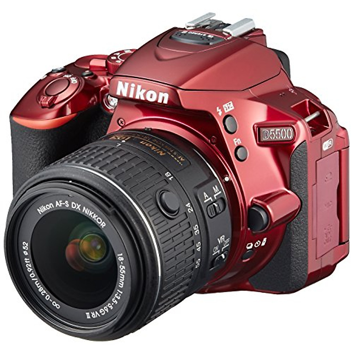 Nikon Digital SLR Camera D5500 Double Zoom Lens Kit Black - International Version (No Warranty)