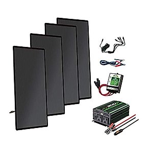 Nature Power 40060 72-Watt Mini Solar Power Farm Includes 4 18-Watt Panels