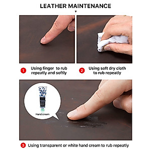 CataPurus Top Grain Leather 14.2" Laptop Case Bag, Zip Pockets Design, Compatible with MacBook Air 13" M2 A2681 M1 A2337 A2179 A1932/Pro 13" M2 M1 A2338 A2251 A2289 A2159 A1989 A1706, Coffee 14.2 Inch