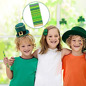 Marspark St Patricks Pencils 7.5 Inch Wood Pencils Saint Patricks Day Pencils with Erasers Shamrock Pencils Green Party Pencil St Patricks Day Decorations Treats Pencils for Kids (48 Pieces)