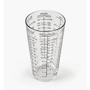 PINIKAL Big Shot Mix n Measure Graduated Pint Glass 16oz