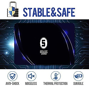 SSD SATA 2.5" 64GB Shark Speed Internal Solid State Drive High Performance Hard Drive for Desktop Laptop SATA III 6Gb/s(64GB, 2.5''-SATA3)