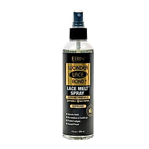 EBIN NEW YORK Wonder Bond Melting Spray 8oz/ 250ml - Extreme Firm Hold (Supreme) | No Reside, Long Lasting Formula with Protecting Edges, Gives Undetectable and Natural Look