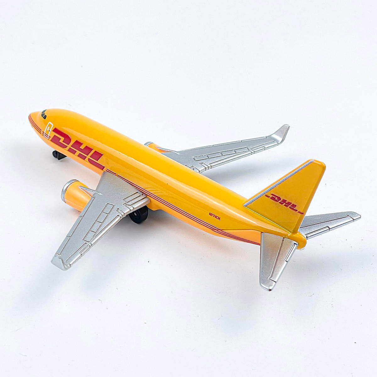 AVIAMUSE DHL Airplane Model, Single Plane Die-cast Model Planes Aircraft Suitable for Collection & Christmas, Birthday Gifts