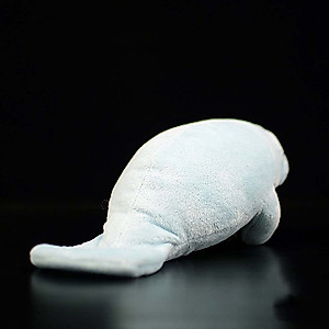 okidg 7inch Simulation Manatee Plush Toy Lifelike Sea Cow Stuffed Animal Doll