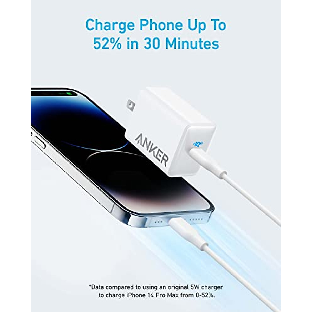 USB C Charger, Anker 65W PIQ 3.0 PPS Compact Fast Charger Adapter, PowerPort III Pod Lite, for MacBook Pro/Air, Galaxy S20/S10, Dell XPS 13,Note 10+/10, iPhone 11/Pro, iPad Pro, Pixel, and More