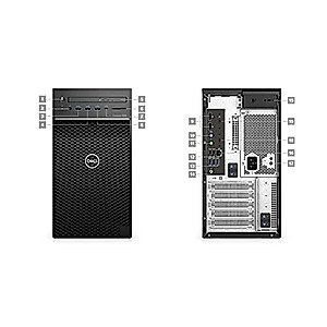 Dell Precision T3650 Workstation Desktop Computer Tower (2021) | Core Xeon W - 1TB SSD Hard Drive - 32GB RAM - RTX A4000 | 6 Cores @ 5 GHz - 8GB GDDR6 Win 11 Pro