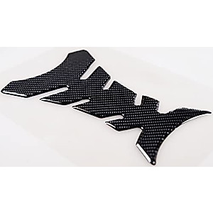 REVSOSTAR Real Carbon Powersports Gas Tank Protectors for Motorcycle - Gas Oil Fuel Tank Sticker Protector Decals Stickers Tank Pad Protector Motorcycle Stickers (8.07“)