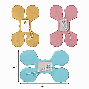 Blue-Pink Gold Party-Decorations Streamers Garland - 12pcs Gender Reveal Ideas 4-Leaf Clover Paper Streamer Wedding Birthday Bachelorette Engagement Baby Shower Supplies Banners Ouruola