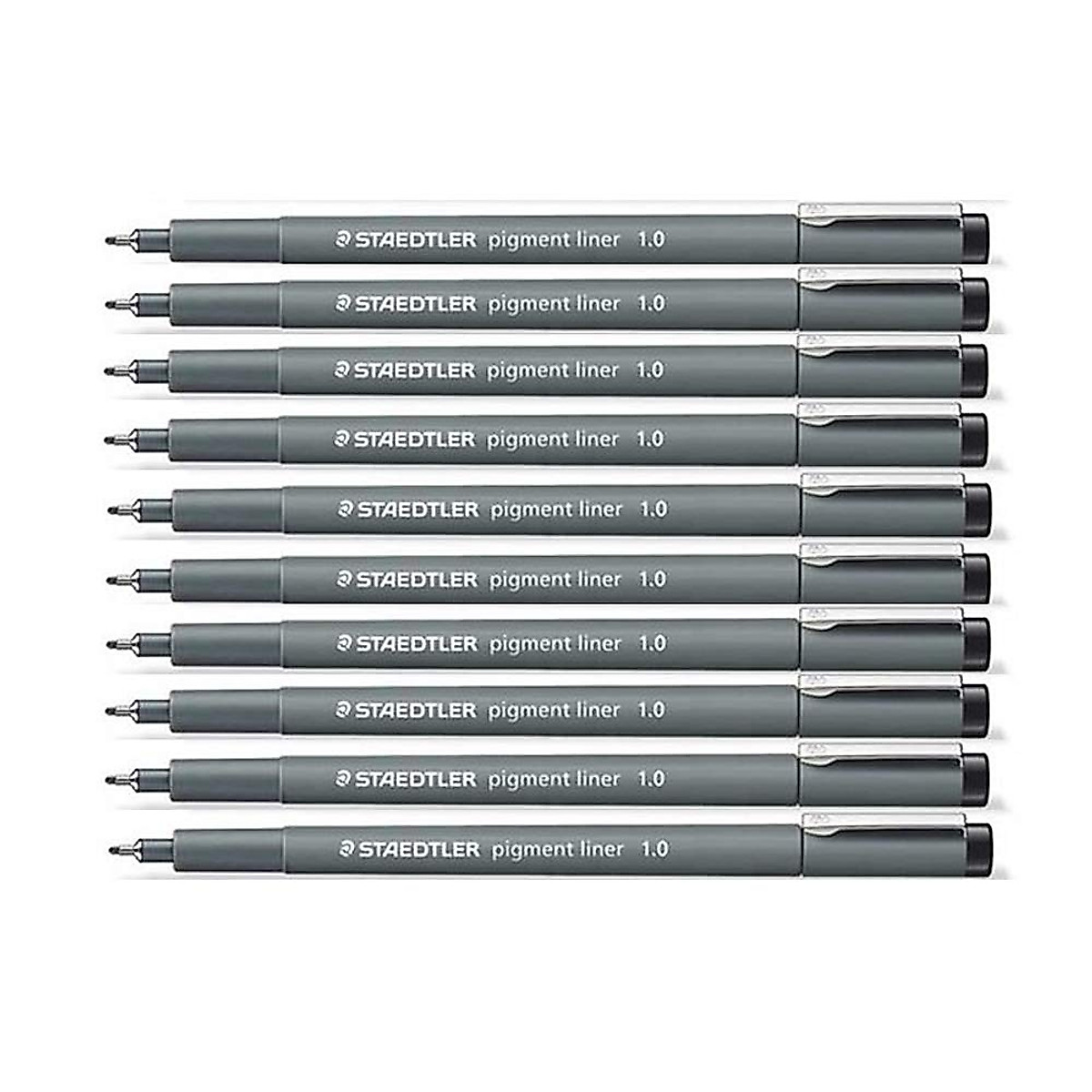 Staedtler Pigment Liner 308 Black 1.0 mm Pack of 10