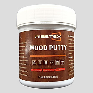 Wood Filler Putty,9.87 Ounce Wood Filler Stainable and Paintable,Walnut Wood Putty,Wood Repair Kit for Quickly Repair Any Breaks,Cracks,Chips and Defects in Wooden Furniture,Easy to Use and Sand
