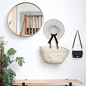 EWUHRY 16Pcs Hat Racks for Baseball Caps - Adhesive Wall Hooks for Baseball Hats Organizer, Headband Holder for Disney Mickey Ears, Cowboy Hat Hanger Wall Cap Display Rack for Closet Door