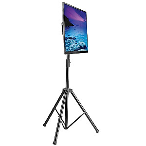 Tripp Lite Portable Adjustable Swivel Tripod TV Monitor Stand Digital Signage 37 to 70 inch Display (DMPDS3770TRIC), Black
