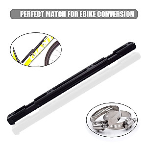 DRIFT MANIAC Ebike Conversion Kit for Battery Adapter Frame Mount, Aluminum Black