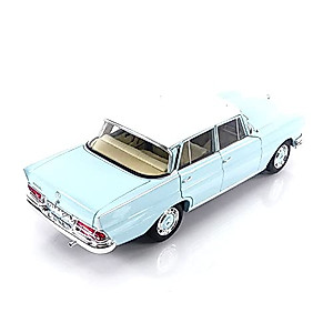 Norev 1965 220 S Light Blue with White Top 1/18 Diecast Model Car 183920