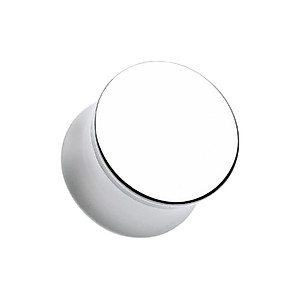 Basic Steel Solid Double Flared WildKlass Ear Gauge Plug (Sold as Pairs)