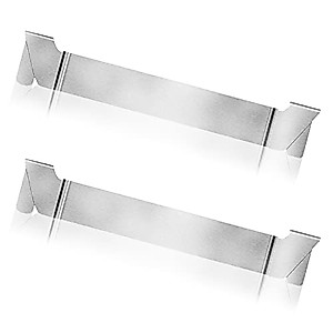 2 Pack Stainless Steel Griddle Spatula Holder, Grill Barbecue Tool Rack, Griddle Accessories for Grilling Utensils Scrapers Charcoal Grills，Compatible with Blackstone Camp Chef Royal Gourmet