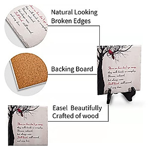 Memorial Gifts for Loss of Mother Father Husband Sympathy Gift Red Cardinal Memorial Plaques in Loving Memory of Loved Ones Remembrance Gifts Condolence Gifts Bereavement Gifts Sorry for Your Loss