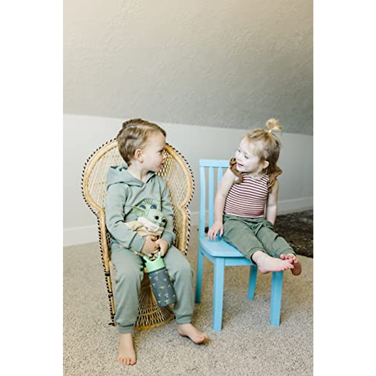 Simple Modern Star Wars Darth Vader Kids Water Bottle with Straw Lid | Insulated Stainless Steel Reusable Tumbler Gifts for School, Toddlers, Boys | Summit Collection | 14oz, Darth Vader