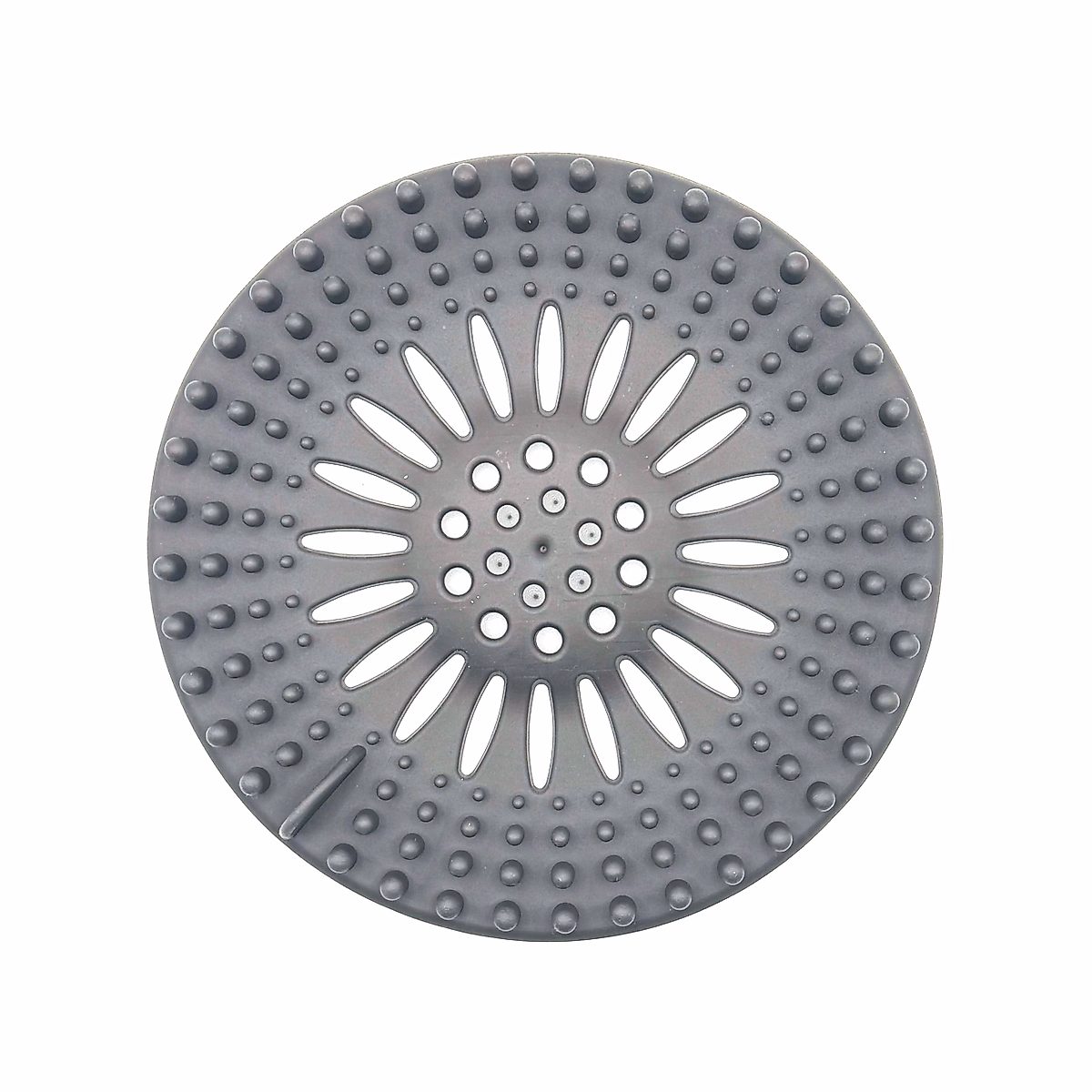 Generic Silicone Drain Protector (3pk) Fits Most Sinks and Bathtubs, Gray, SDC003