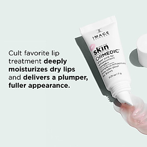 IMAGE Skincare, ORMEDIC pH Balancing Lip Enhancement Complex, Deep Hydration Lip Plumper Peptides for Fuller Lips, Sheer Pink, 0.25 fl oz