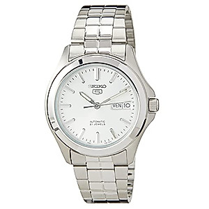 Seiko Men's SNKK87 Two Tone Stainless Steel Analog with White Dial Watch